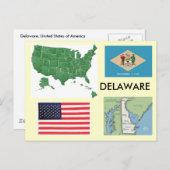 Delaware, USA Postcard | Zazzle