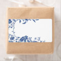 Delft Blue Shipping Label | Zazzle