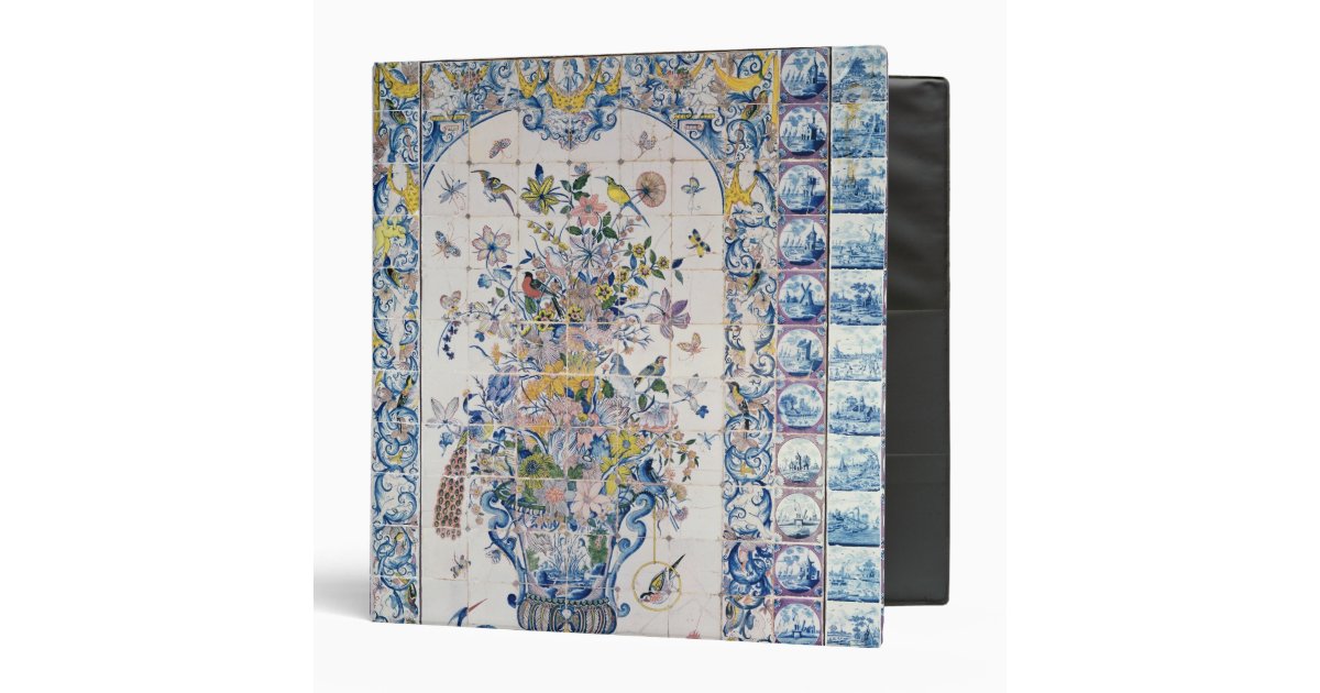 Delft tile panel from the bathroom binder | Zazzle