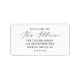 Delicate Please Note Our New Address Label | Zazzle