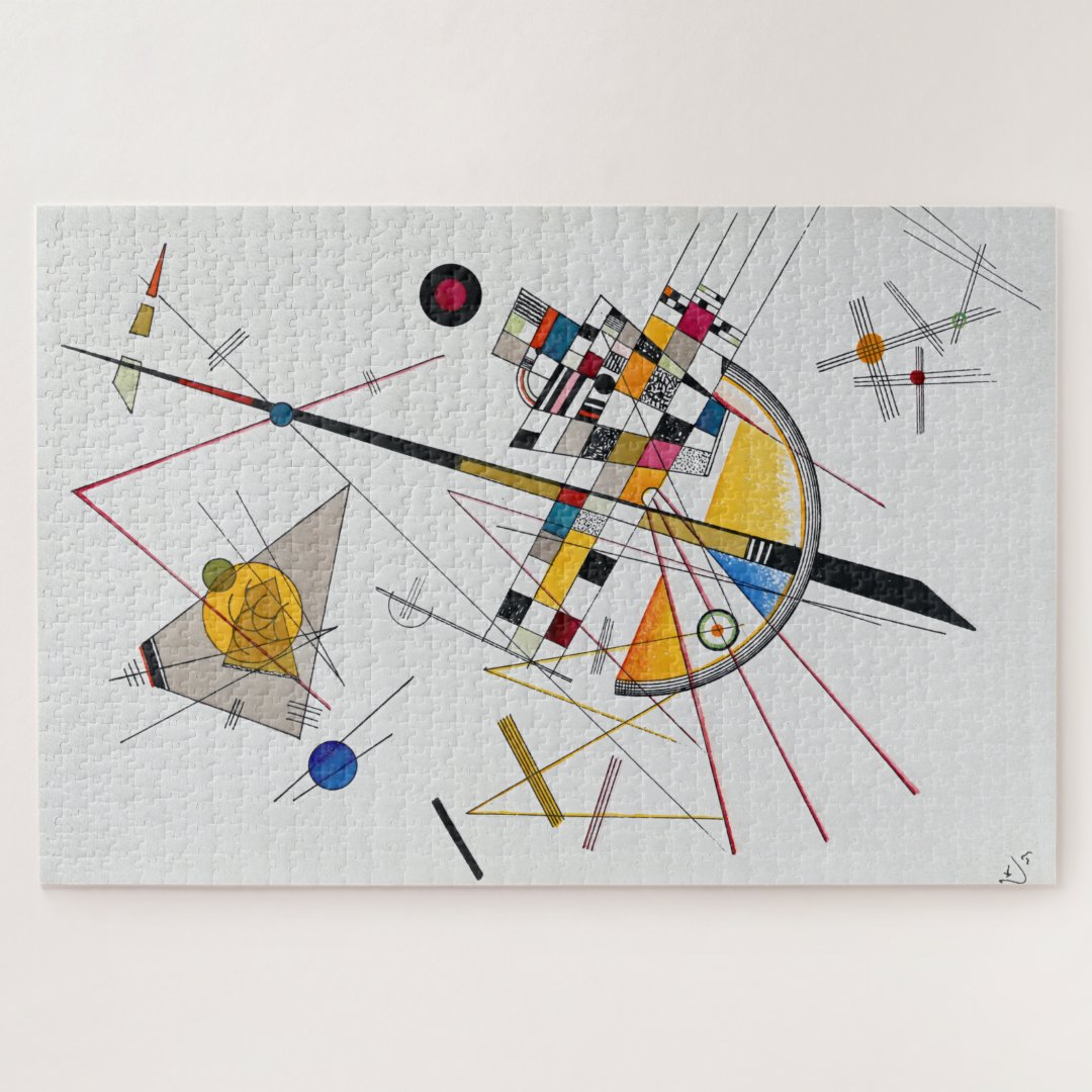 Delicate Tension No.85, Wassily Kandinsky Jigsaw Puzzle | Zazzle