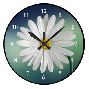 Daisy Wall Clocks | Zazzle