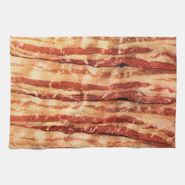 Delicious BACON kitchen towel | Zazzle