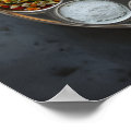 Delicious Indian Hindu Veg Thali Poster | Zazzle