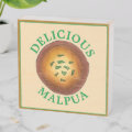 Delicious Malpua Indian Pancake Mithai Sweets Wooden Box Sign | Zazzle