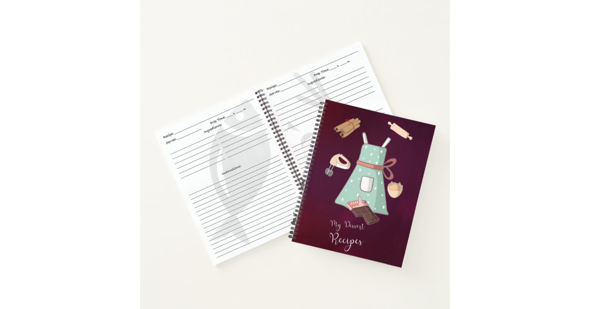 Delish Dessert Recipe Book | Zazzle