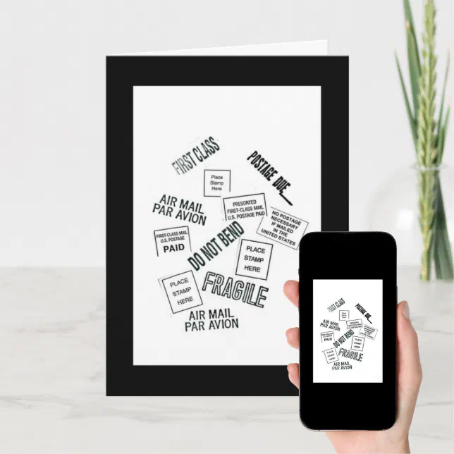 "Delivering Wishes For A First Class Birthday" Card | Zazzle