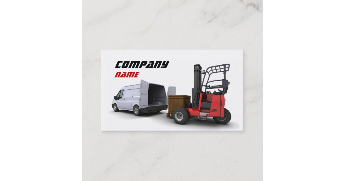 Delivery Company Business Card | Zazzle