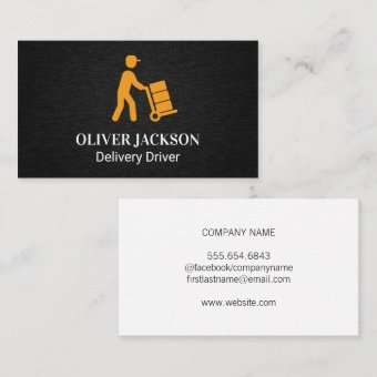 Delivery Driver Business Card | Zazzle