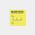 Delivery Notice Sticky Note | Zazzle
