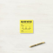 Delivery Notice Sticky Note | Zazzle