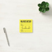 Delivery Notice Sticky Note | Zazzle