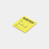 Delivery Notice Sticky Note | Zazzle