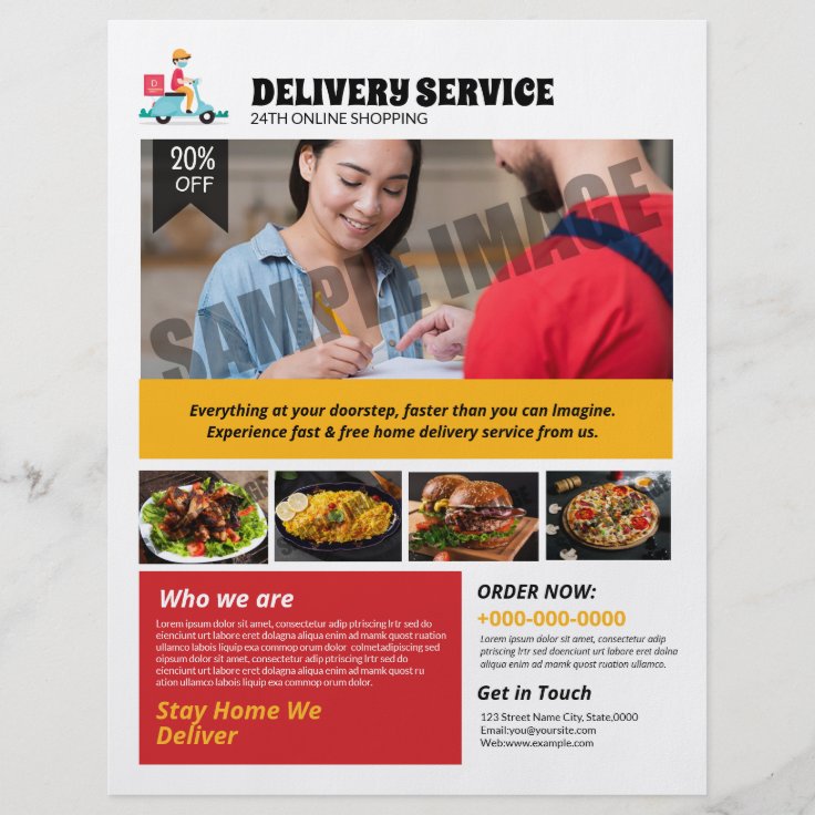 Delivery Service Flyer | Zazzle