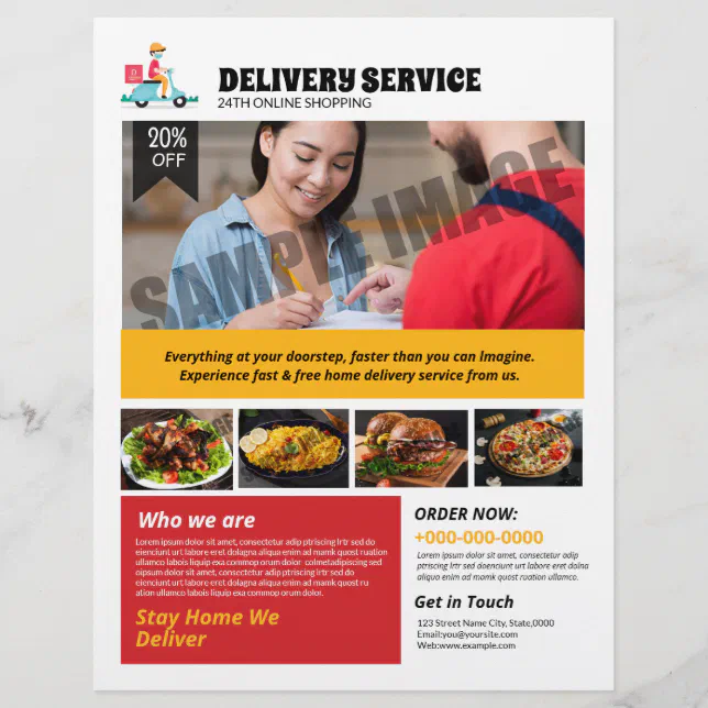 Delivery Service Flyer | Zazzle