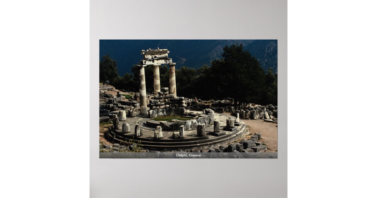 Delphi, Greece Poster | Zazzle.com