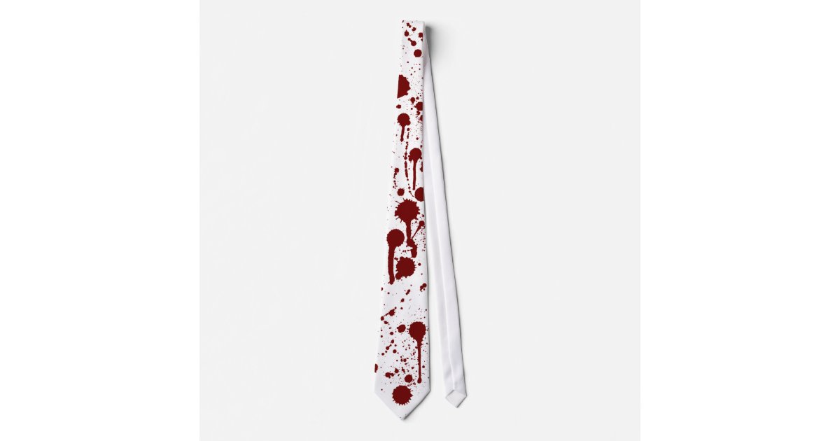 Delphine's Bloody Vampire Tie | Zazzle