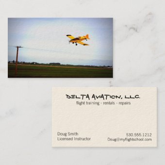 Delta Aviation Business Card | Zazzle