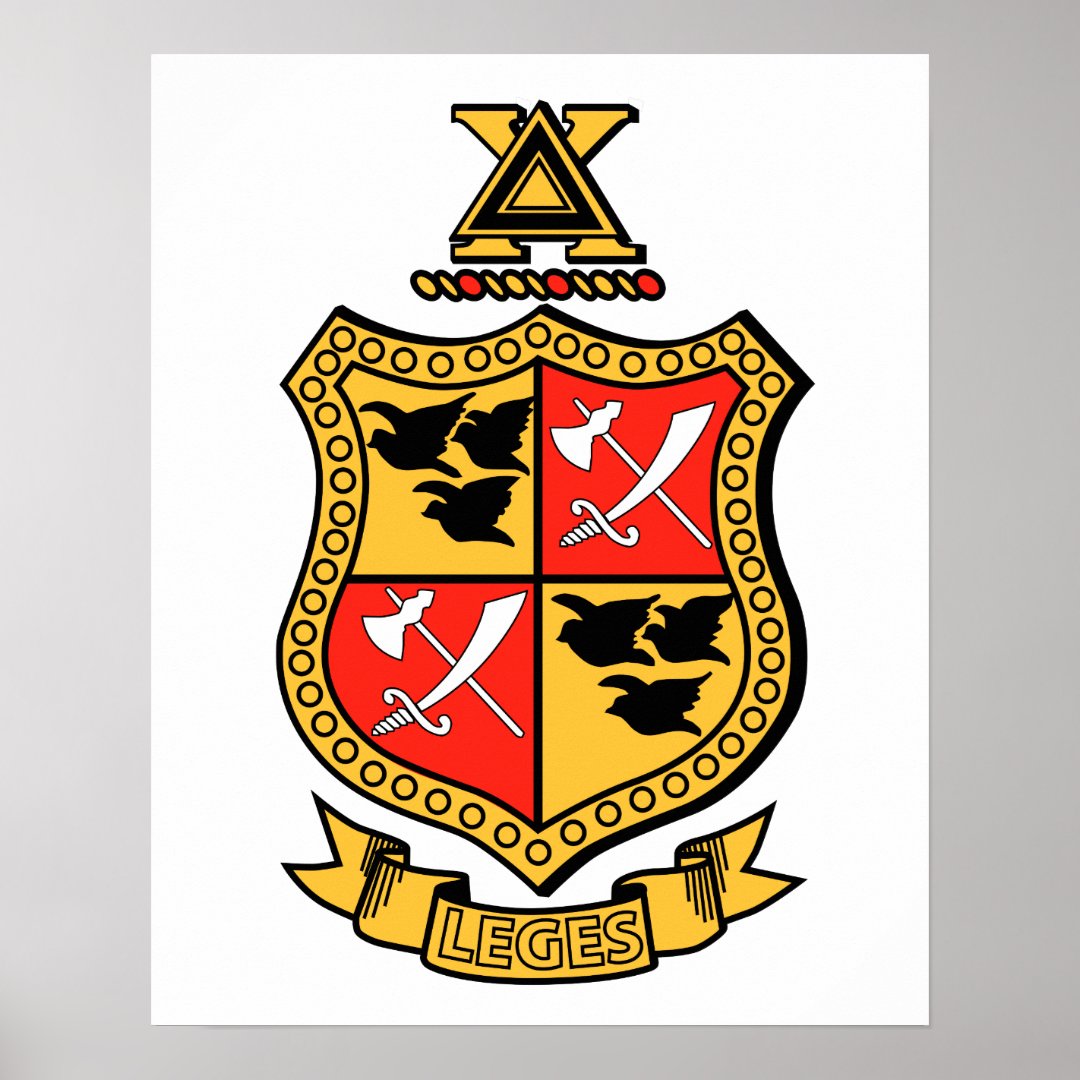 Delta Chi Coat of Arms Poster | Zazzle