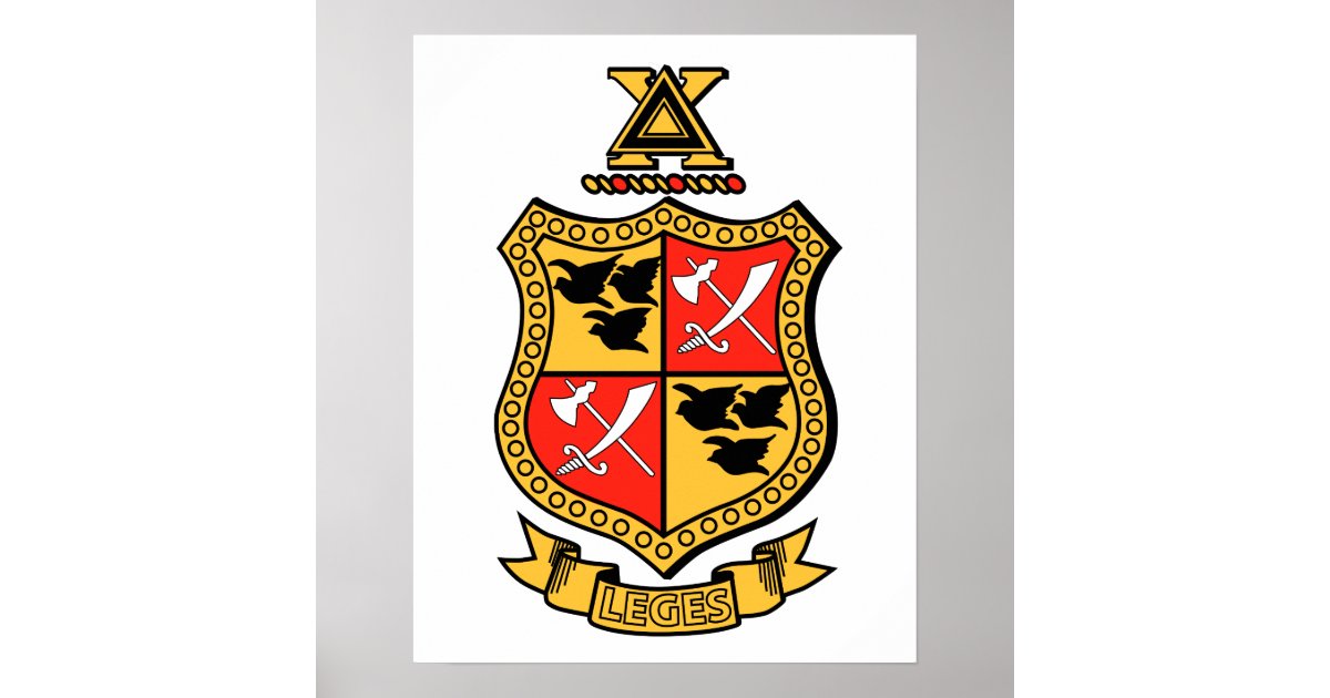 Delta Chi Coat of Arms Poster | Zazzle