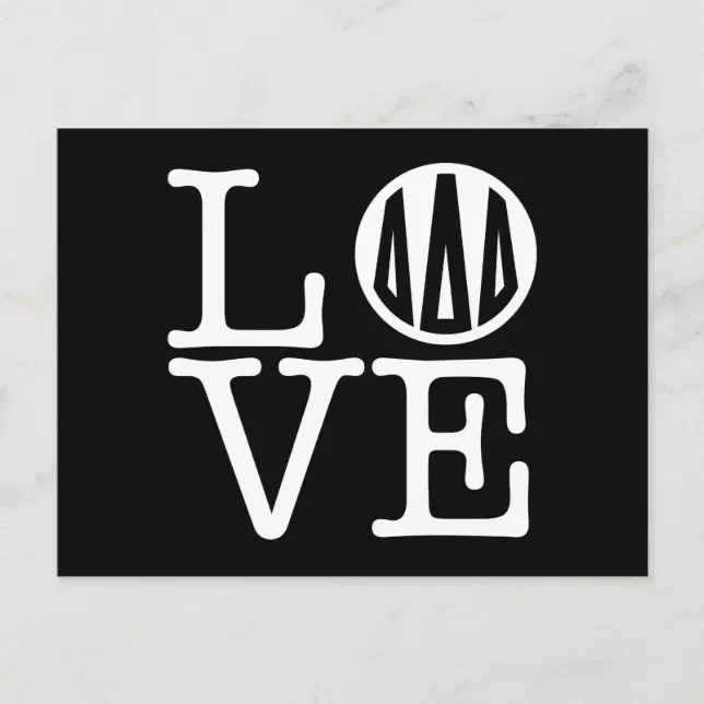 Delta Delta Delta | Love Postcard | Zazzle