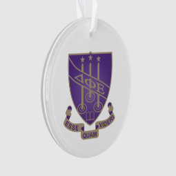 Delta Phi Epsilon Crest Logo Ornament | Zazzle