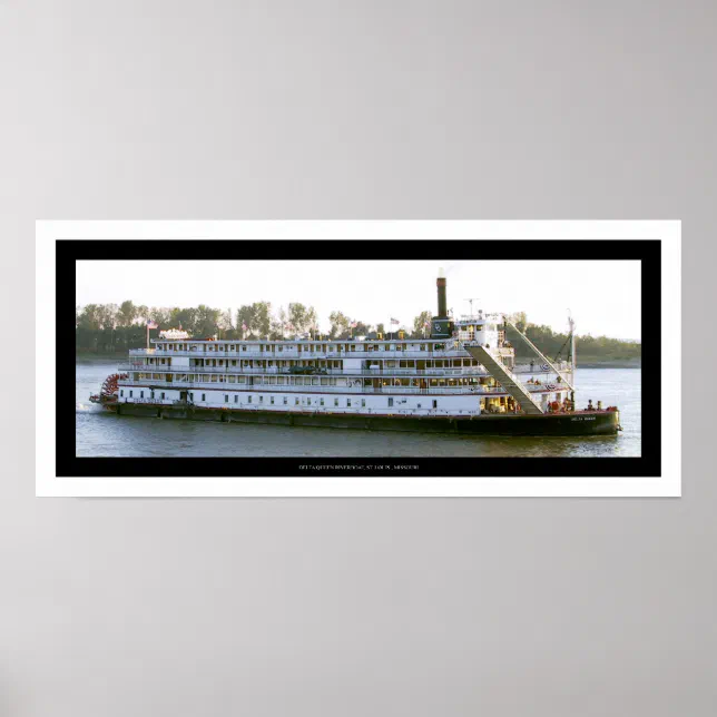 Delta Queen Riverboat Poster | Zazzle