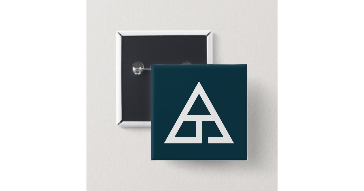 Delta T Trademark Logo Button | Zazzle