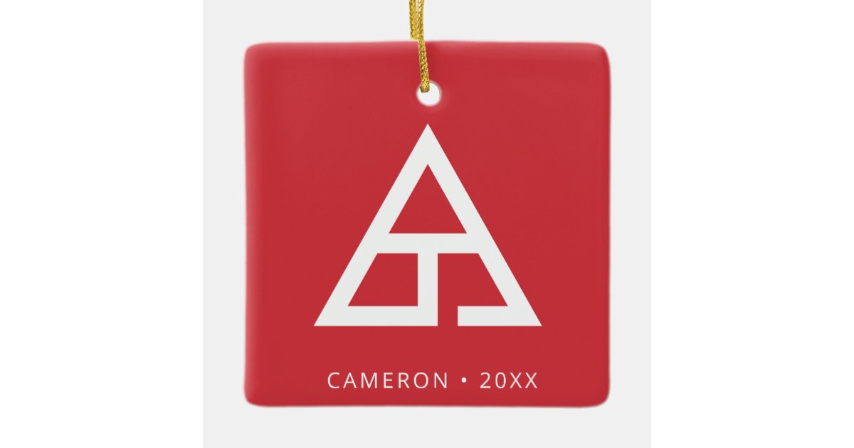 Delta T Trademark Logo Ceramic Ornament | Zazzle