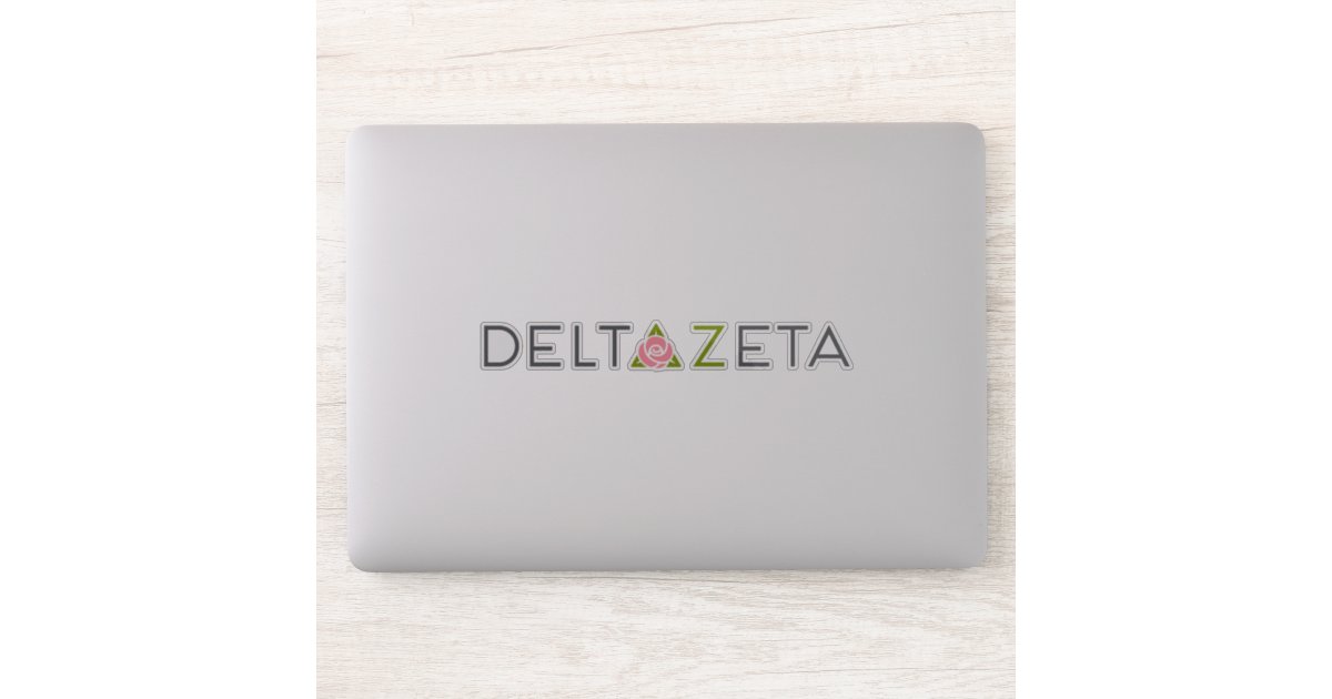 Delta Zeta Primary Logo Sticker | Zazzle