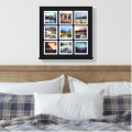 Deluxe 9 Photograph Grid Collage Canvas Print | Zazzle