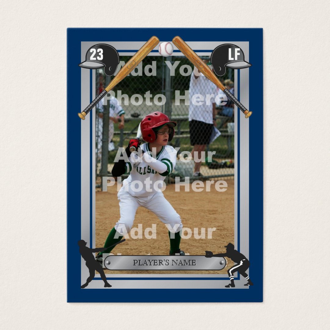Deluxe Custom Baseball Card | Zazzle