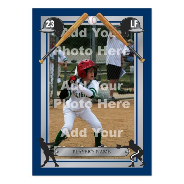 Deluxe Custom Baseball Card Business Cards