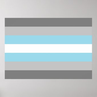 Demiboy Pride Flag Poster | Zazzle