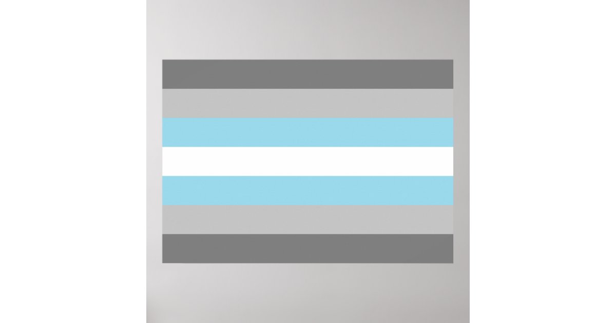 Demiboy Pride Flag Poster | Zazzle