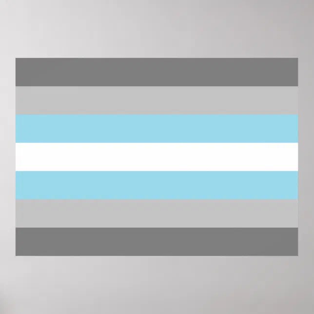 Demiboy Pride Flag Poster | Zazzle