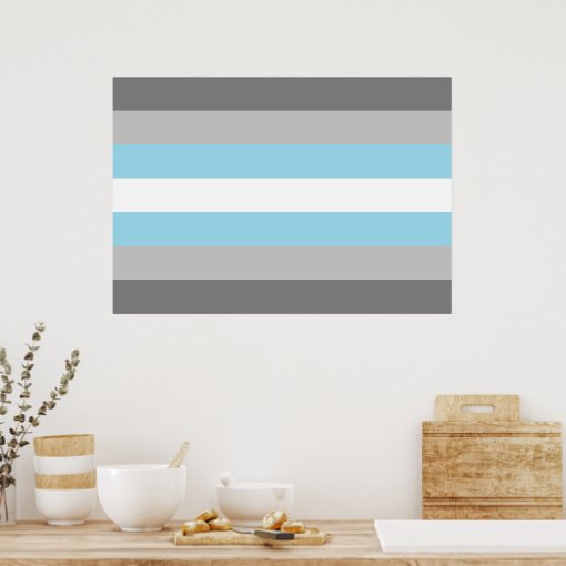 Demiboy Pride Flag Poster | Zazzle