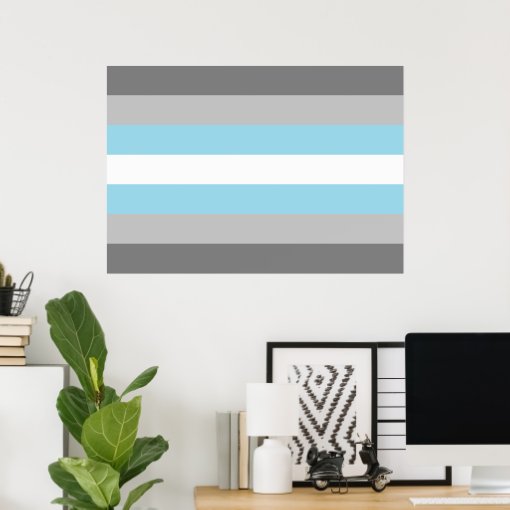 Demiboy Pride Flag Poster | Zazzle