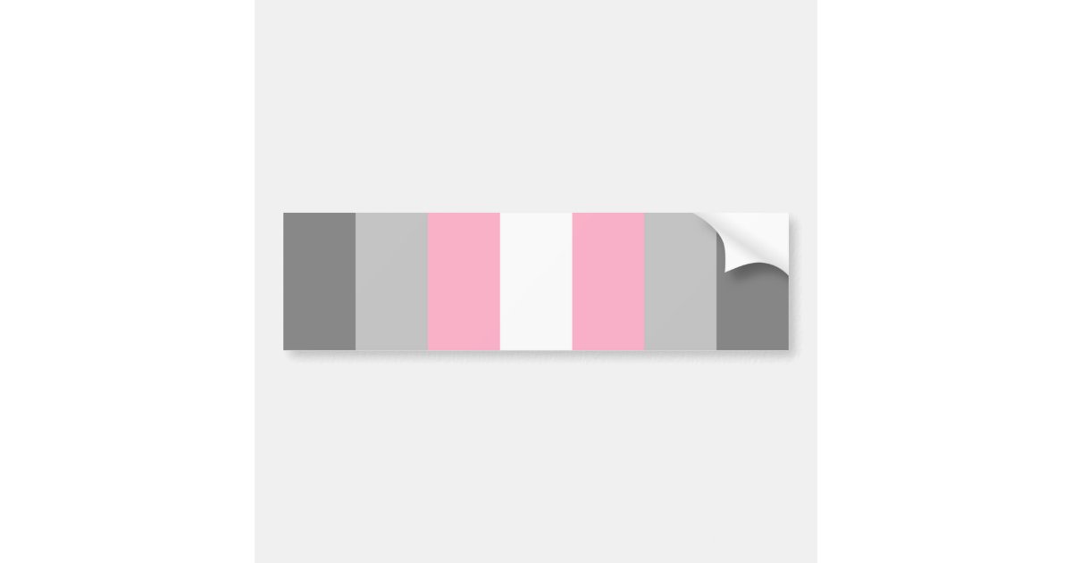 Demigirl Pride Bumper Sticker | Zazzle