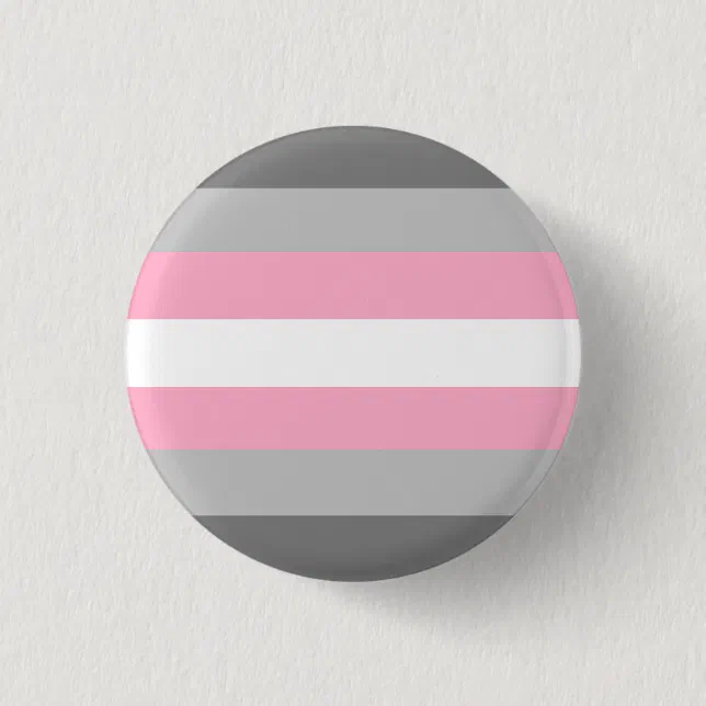 Demigirl Pride Flag Badge Button | Zazzle