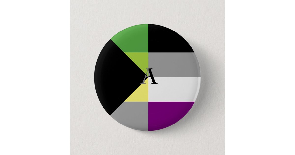 Demiromantic Asexual Demi Ace Pin | Zazzle