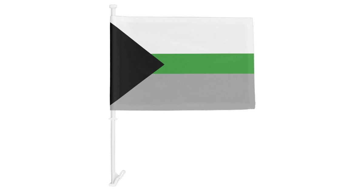 Demiromantic Pride Car Flag | Zazzle