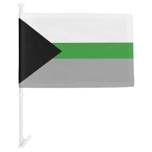 Demiromantic Pride Car Flag | Zazzle