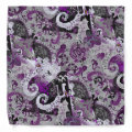 Demisexual Dragon Damask - Pride Flag Colors Banda Bandana | Zazzle