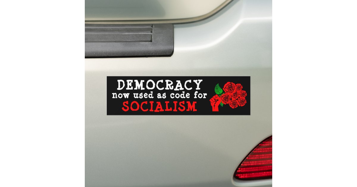 Democracy Bumper Sticker | Zazzle