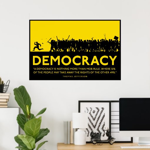 Democracy Poster | Zazzle