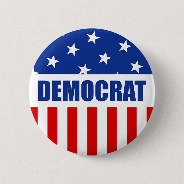 Democrat Button | Zazzle
