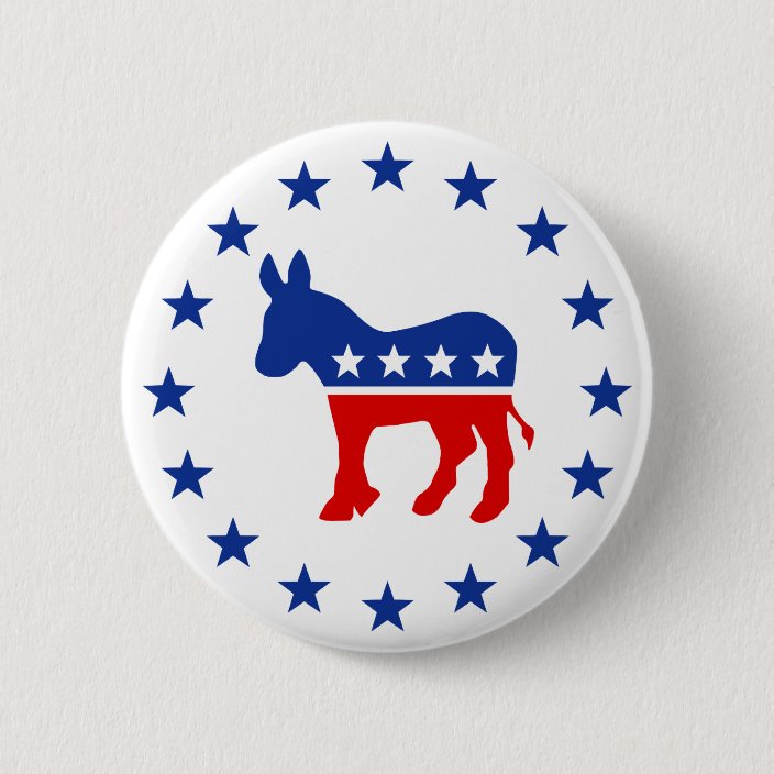 Democrat Donkey Button | Zazzle.com