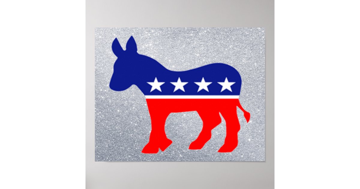 democrat donkey poster | Zazzle
