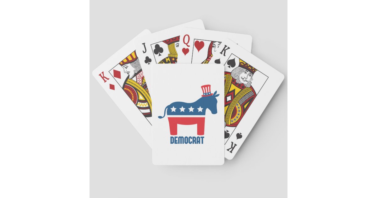 Democrat Poker Cards | Zazzle